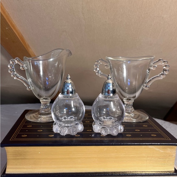 Imperial Glass | Dining | Vintage Imperial Glass Candlewick Glass Set ...